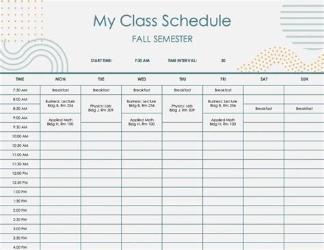 Free Schedule Templates Microsoft Create Worksheets Library