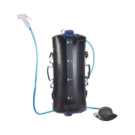 20l 캠프 샤워 가방 태양 에너지 가열 휴대용 접이식 야외 목욕 가방 여행 하이킹 등산 Pvc 물 주머니