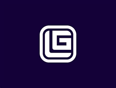 Premium Vector Initial Lg Letter Logo Design Polygon Monogram Icon