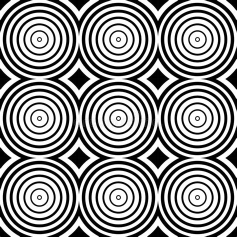 Abstract Geometric Texture With Concentric Circles Stock Vector
