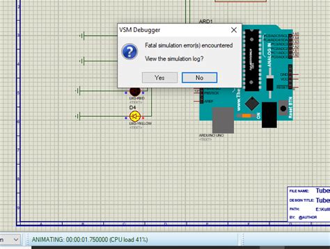 Arduino Uno Proteus Always Error At Certain Time In This Case 175 Sec Stack Overflow