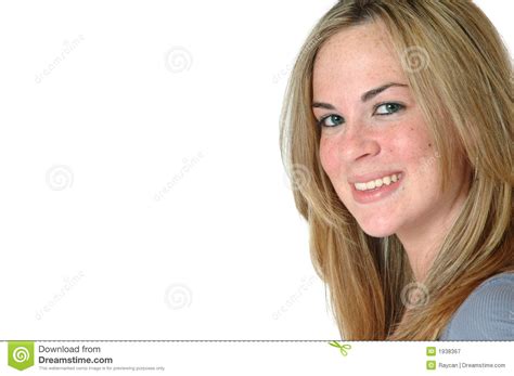Sourire heureux de femme image stock Image du jeux beauté 1938367