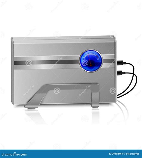 External Ide Data Storage Box Stock Illustration Illustration Of Hard