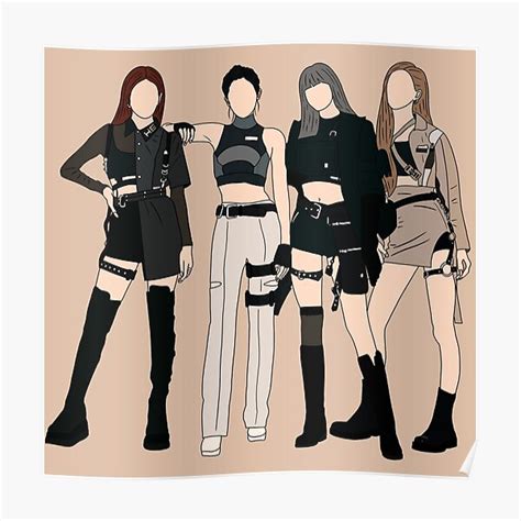 Blackpink Posters Blackpink Kill This Love Ot4 Poster Rb0408