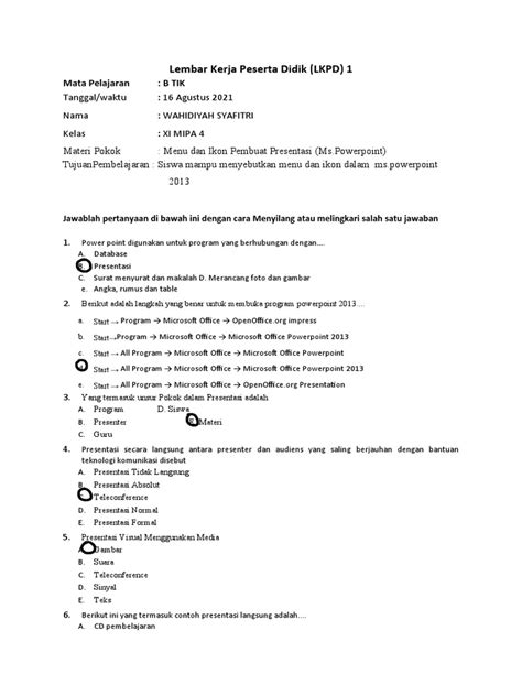 Edited Lkpd 1 Menu Dan Ikon Ms Powerpoint Pdf