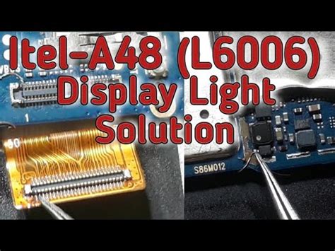 Itel A Display Light Solution Itel L Display Light Solution Youtube