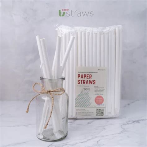 หลอดกระดาษ หลอดดูดน้ำปั่น ไม่เปื่อยง่าย 8mm Tspaperstraws ผู้ผลิตหลอด