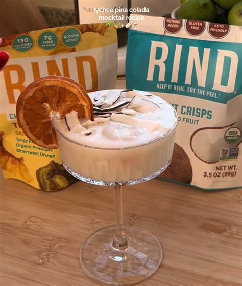 Piña Colada Lychee Faux Tini Rind Snacks Inc