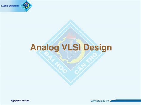 Ppt Analog Vlsi Design Powerpoint Presentation Free Download Id