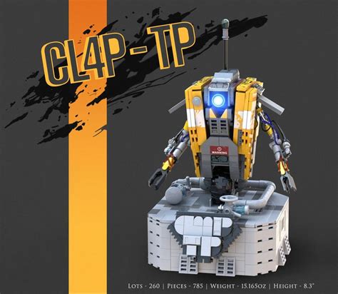 Lego Moc 26248 Claptrap Cl4p Tp Creator Basic Model Robot 2019