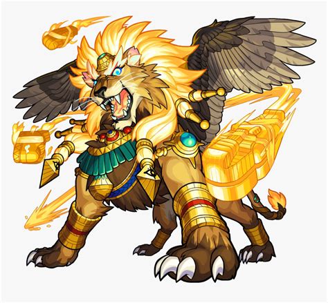 Monster Strike Wiki Sphinx Monster Hd Png Download Kindpng