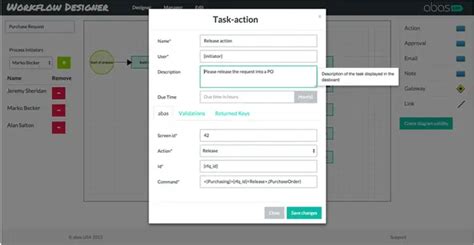 Take A Look At The Abas Erp Workflow Editor Abas