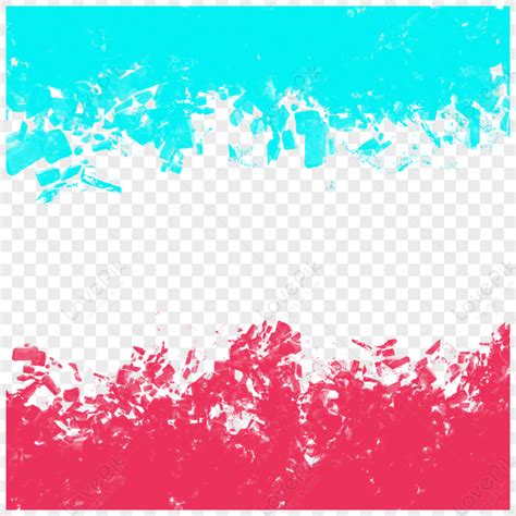 틱톡 그라데이션 추상 질감 테두리 일러스트구배분홍 Png 일러스트 무료 다운로드 Lovepik