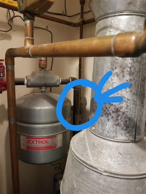 Large Leak From Backflow Preventer On Gas Water Heating System