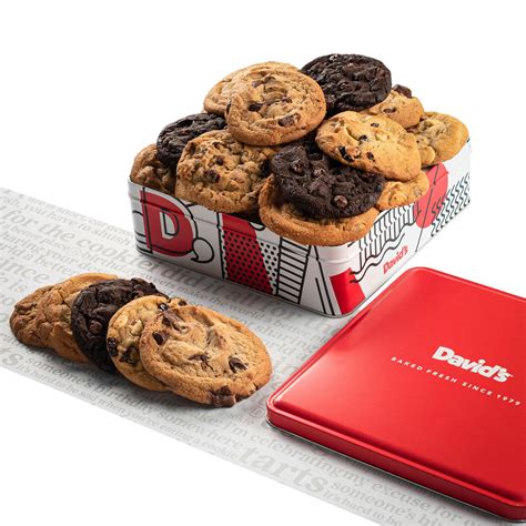 Fresh Baked Assorted Cookies Tin Please Send Chocolate Online