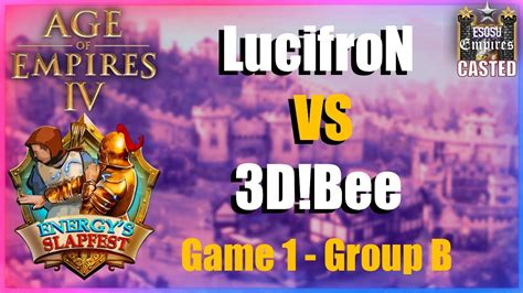 3dbee Vs Lucifron Game 1 Energys Slapfest Group B Youtube