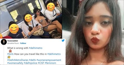 Delhi Metro Girl Speaks Why Shes Wearing Bold Outfit In Public Read