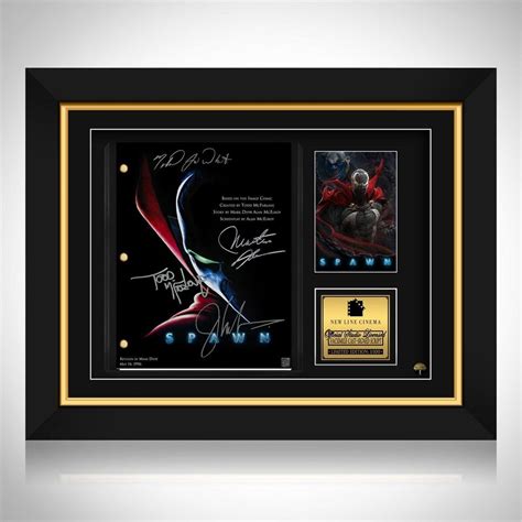 Spawn Script Limited Signature Edition Custom Frame Etsy