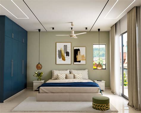 Modern Single Layered Ceiling Design With Spot Lights Livspace