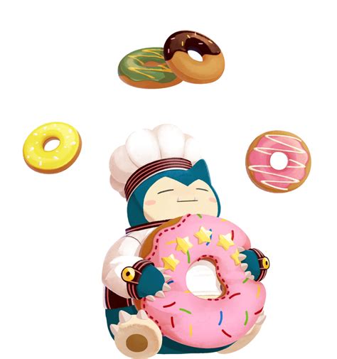 Fluffy Donut Snorlax By Mastermarkolivas On Deviantart