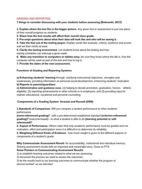 Grading And Reporting Pdf