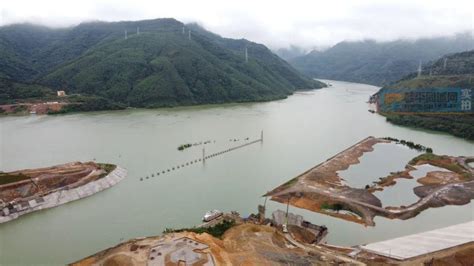 桂平大藤峡工程船闸试通航启动回顾五年珍贵的点点滴滴 引航道