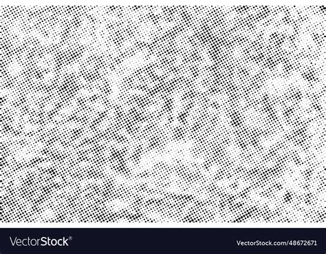 Black Halftone Texture Effect Background Vector Image