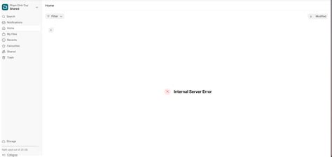 Internal Server Error On Frappe Drive Frappe Drive Frappe Forum