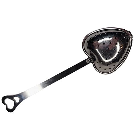 Stainless Steel Heart Shaped Tea Infuser Spoons Bewley Irish Imports