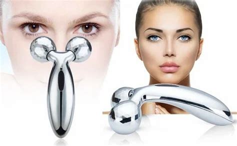 Stainless Steel Silver 3d Face Massager For Body Parts At Rs 90piece