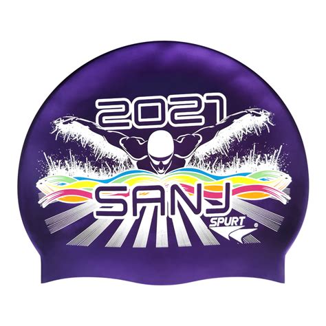 Sanj 2021 Butterfly Swimmer In Splashes And Swirls On Sh73 Royal Purpl