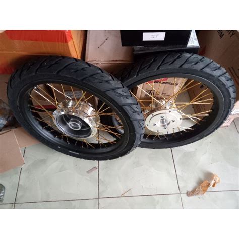 Jual Velg Paketan Honda Megapro Primus Tapak Lebar 215 185x17 Plus Ban
