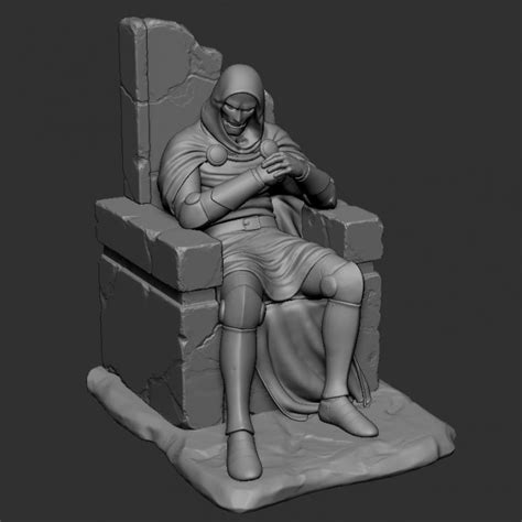 3d Printable Dr Doom By Timur Serebryakov
