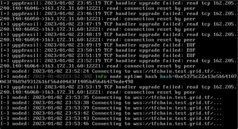Node That Was Up Now Failing To Boot Issue 1874 Threefoldtech Zos