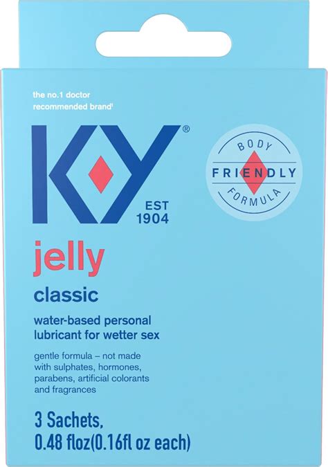 Amazon.com: K-Y Jelly Lube, Personal Lubricant, Body Friendly Water ...