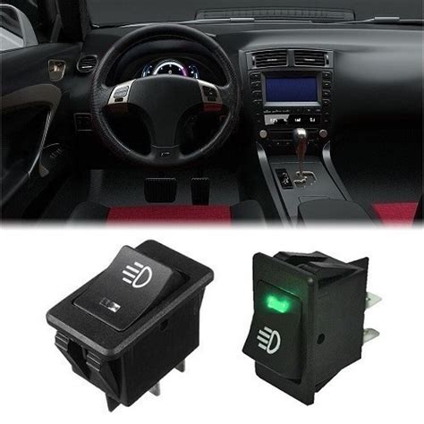 Jual Saklar Lampu Kabut 4 Pin Rocker Switch Foglamp Led Warna Dc 12V 35A Shopee Indonesia