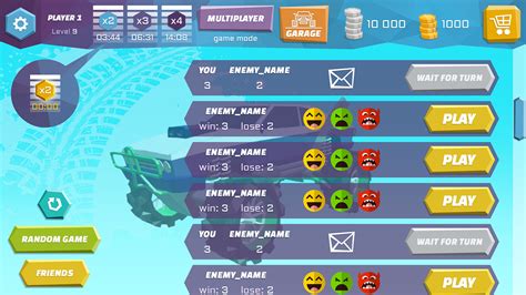 Racing Game Interface On Behance