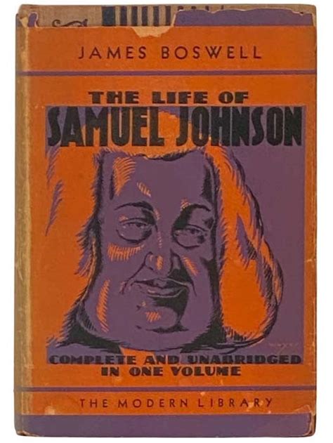 The Life Of Samuel Johnson Lld The Modern Library Of The Worlds