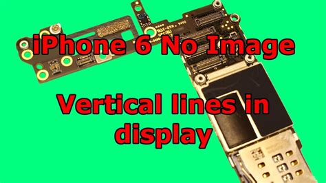IPhone Lines In Display Solution No Image With Vertical Colored Lines YouTube