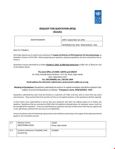 Quotation Confirmation Letter