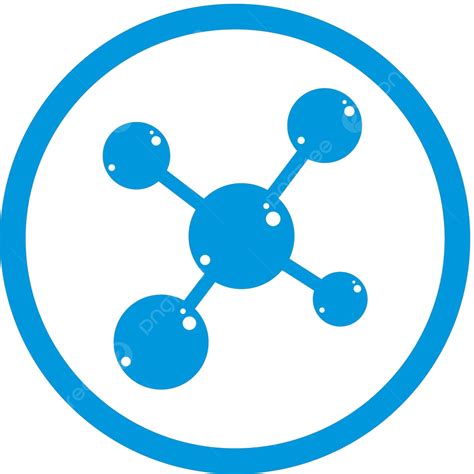 Molecule Iconsingle Color Vector Symbol Atom Vector Isolated Vector Atom Vector Isolated PNG