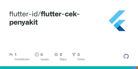 Github Flutter Id Flutter Cek Penyakit