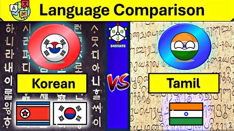 Tamil Vs Korean Language Comparison Tamil And Korean Language