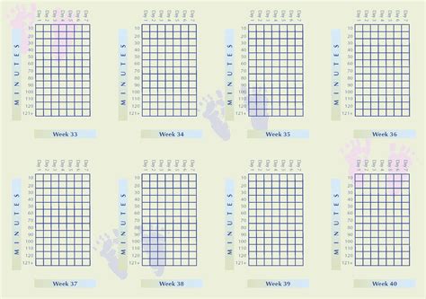 Fetal Kick Count Chart Baby Kick Count Tracker Printa Vrogue Co