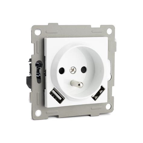 Gniazdko Do Ramek 230V Z BOLCEM 2x USB PREMIUM APPIO DLED Sklep