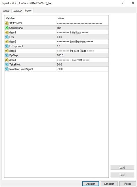 XFX Hunter V2 0 2020 EA Unlimited MT4 System Metatrader 4 Expert