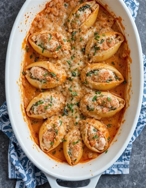 Lobster Stuffed Pasta Shells Recipe Creamy And Perfect For Dinner