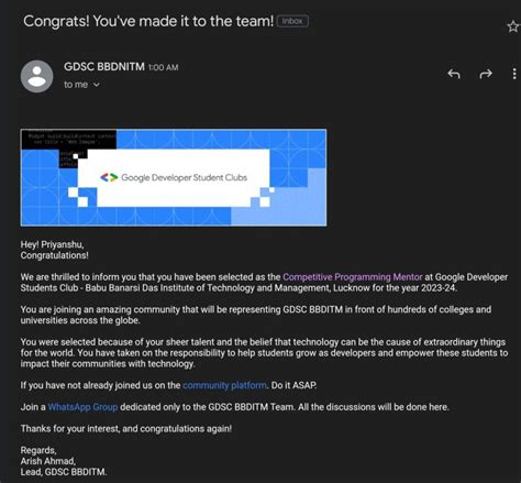 gdsc bbditm posted on linkedin