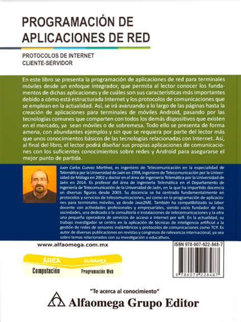 ProgramaciÓn De Aplicaciones De Red Protocolos De Internet Cliente Servidor Alfaomega México