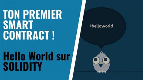 Comment Écrire Hello World Sur Solidity 24 Youtube